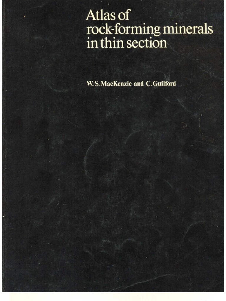 Atlas of Rock-Forming Minerals in Thin Section | PDF | Mineralogy | Geology