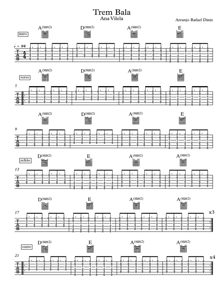Trem Bala - Ana Vilela | PDF