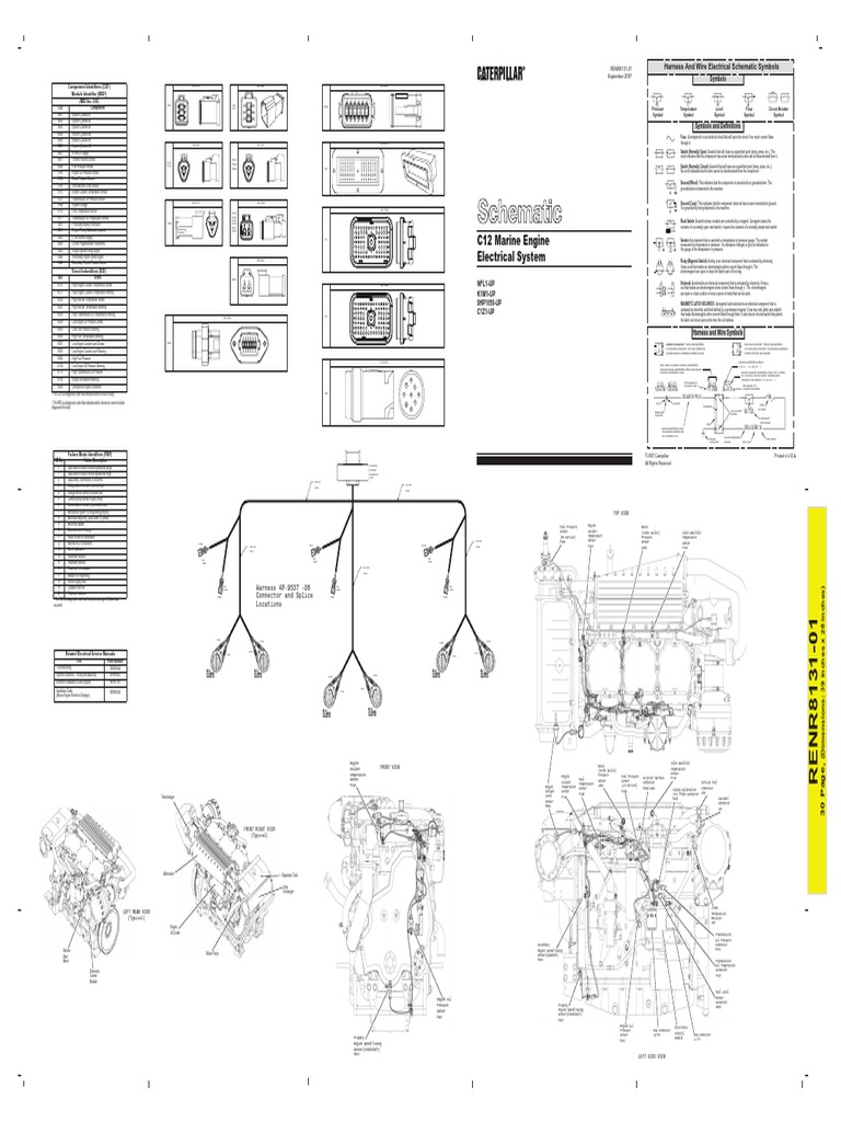 Renr8131-01 C12 | PDF | Electrical Connector | Switch