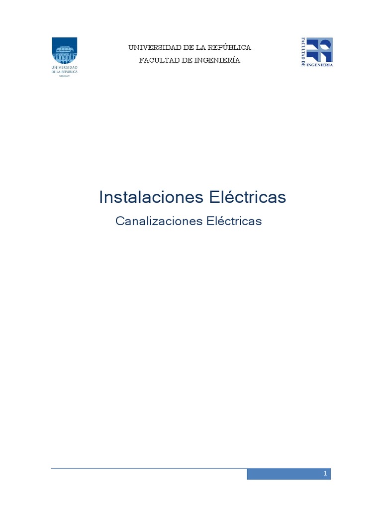 IIEE - Tema 5 - Canalizaciones Electricas-Rev0 PDF | PDF | Conductor electrico | Corriente eléctrica