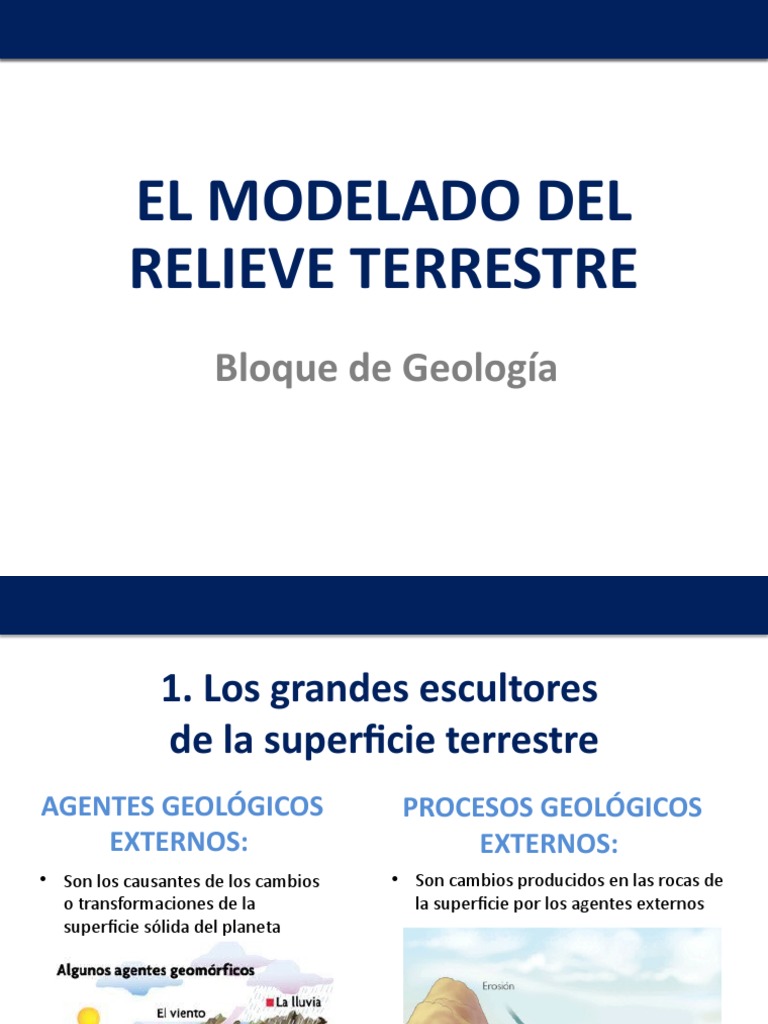 Modelado Terrestre | PDF | glaciar | Río
