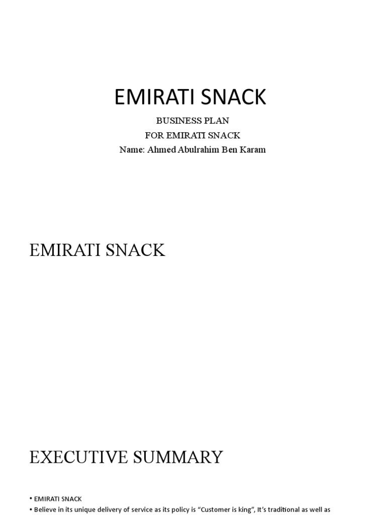 Emirati Snack | PDF | Menu | Restaurants