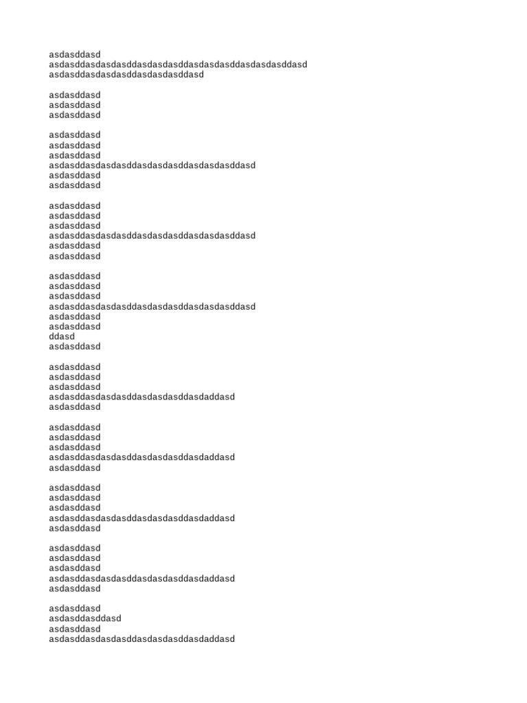 Asdasdasdasd | PDF