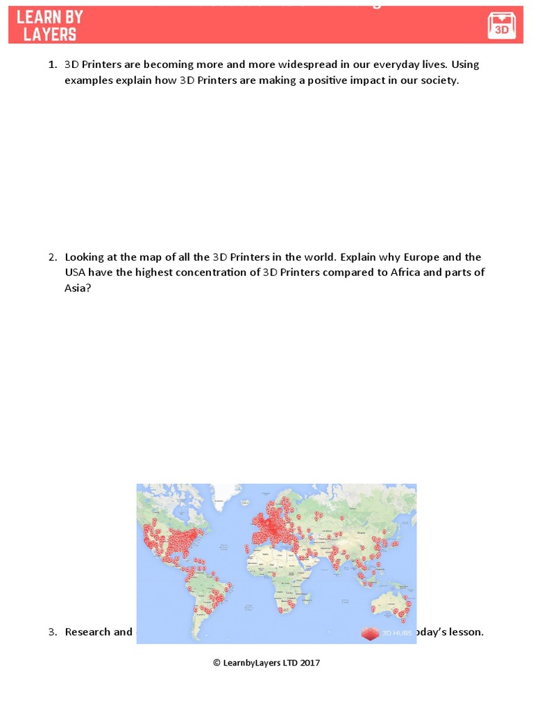 3D Printer Task Sheet | PDF | Career & Growth | Social Science