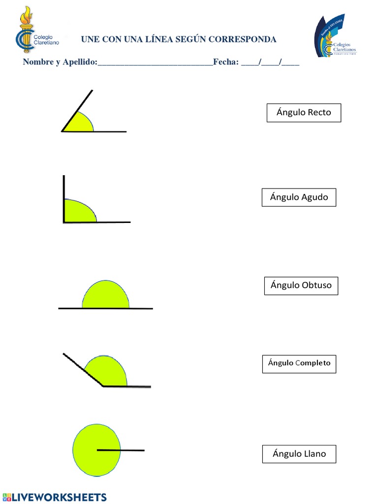 Tipos de Ángulos: Agudo, Recto y Obtuso | PDF
