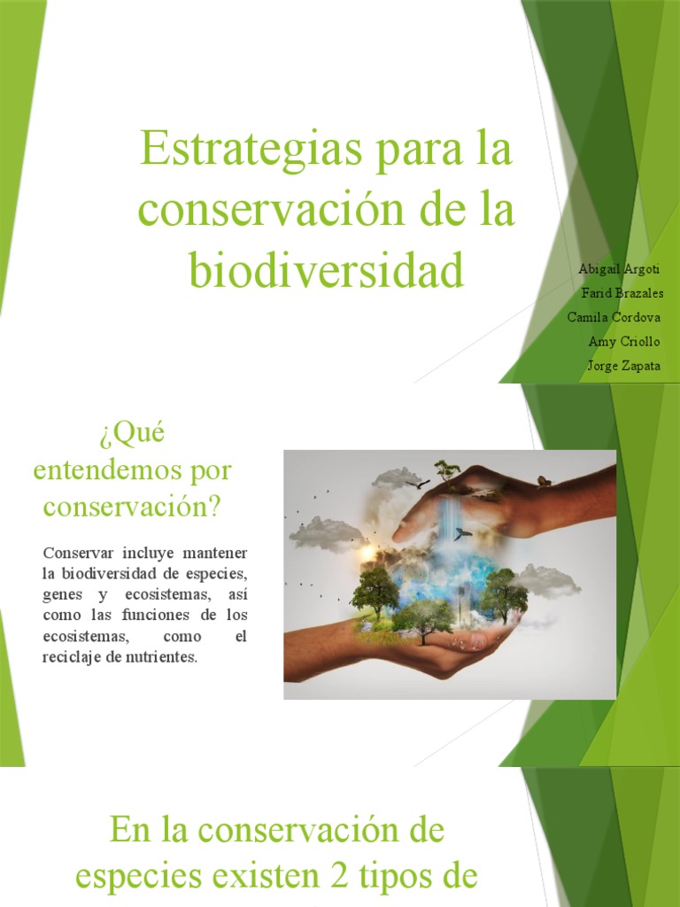 Estrategias para La Conservación de La Biodiversidad | PDF