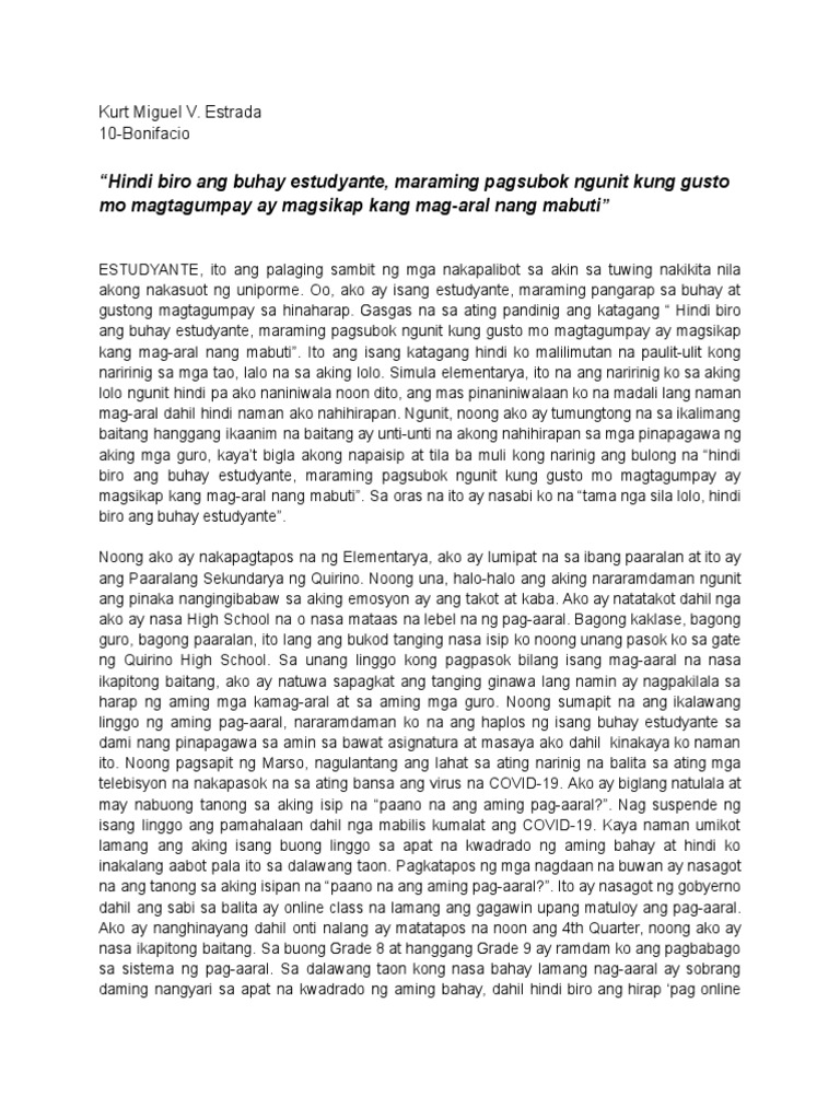 ESTRADA KURT MIGUEL Anekdota PDF | PDF