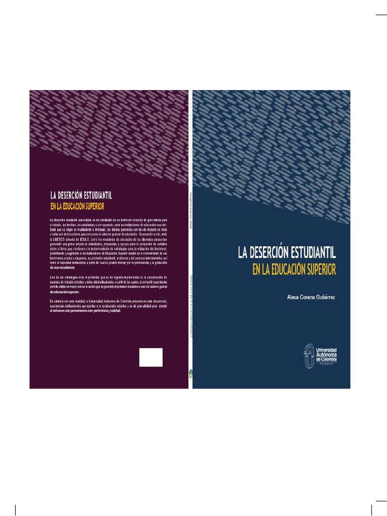 La Deserción Estudiantil en La Educación Superior-AME | PDF ...