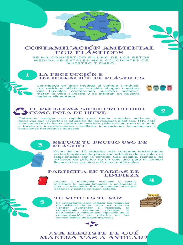 Contaminación Por Plásticos PDF | PDF