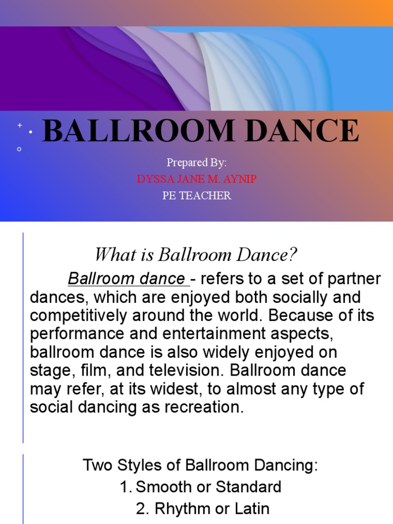 Ballroom Dance | PDF | Ballroom Dance | Competitive Dance