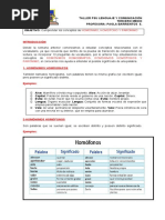 TRÍPTICO Homónimos Homófonos y Homógrafos | PDF | Comunicación humana ...