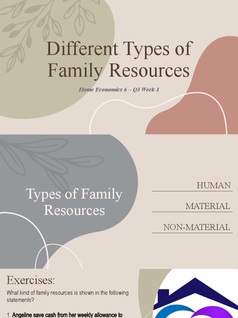 Types of Family Resources Explained | PDF | Economies