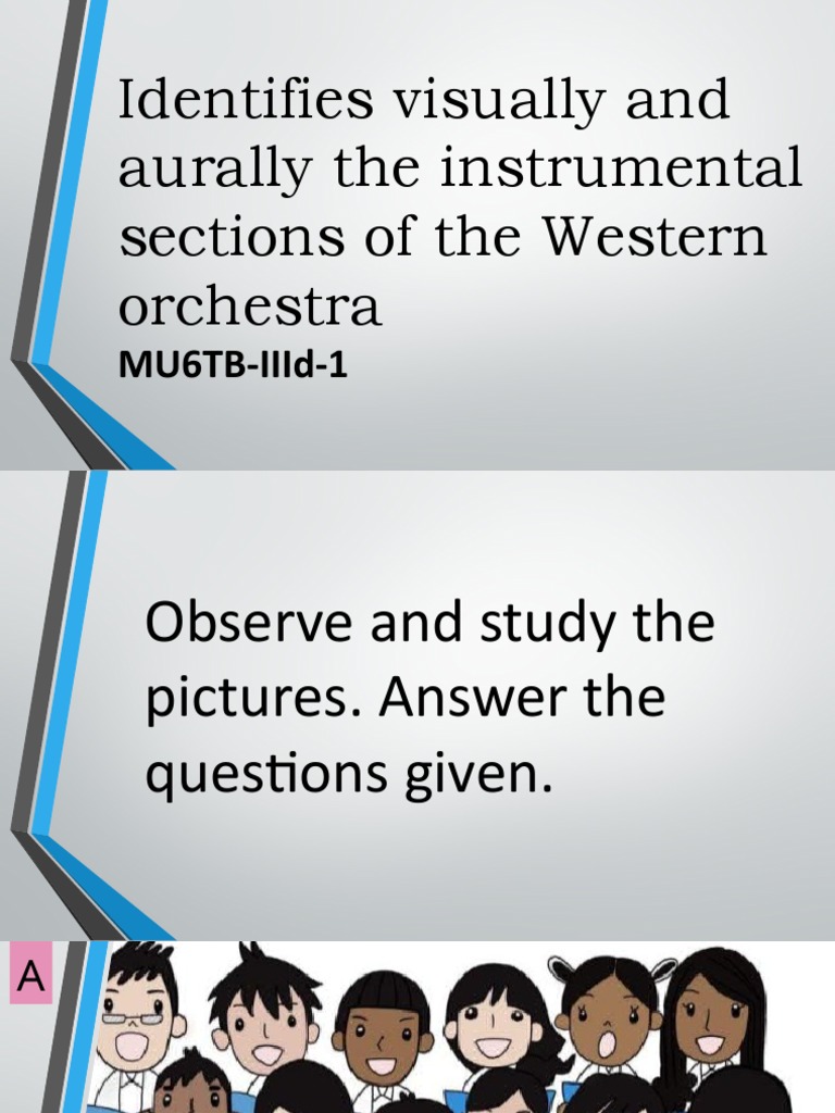 Identifying Instrumental Sections of the Western Orchestra | PDF ...