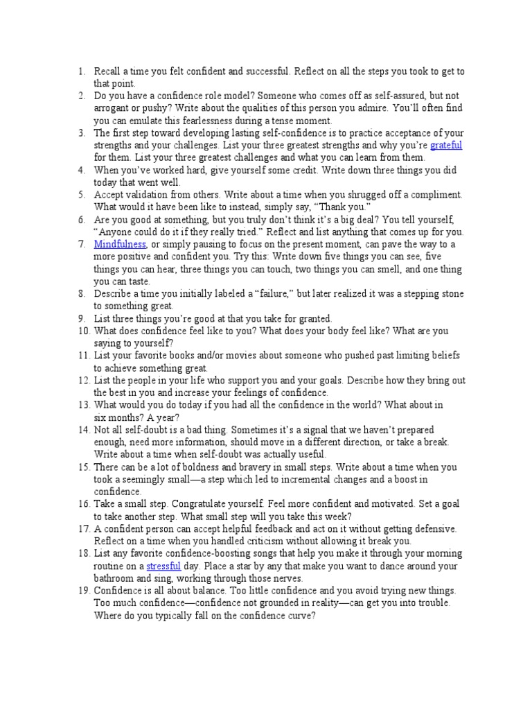 Reflective Questions | PDF