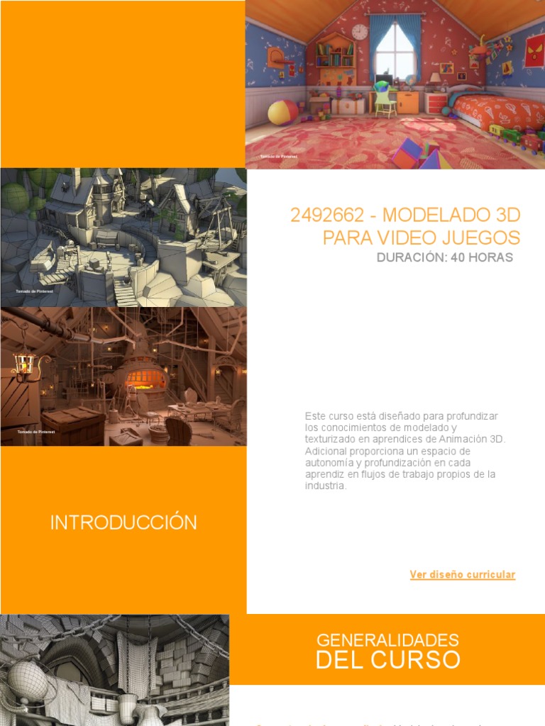 Curso de Modelado 3D para Videojuegos | PDF | modelado 3D | Informática
