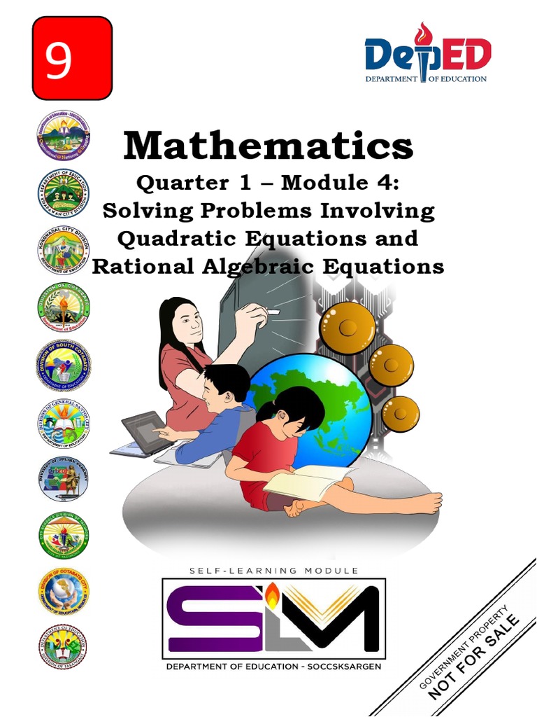 Math9 q1 Module-4 | PDF | Equations | Quadratic Equation