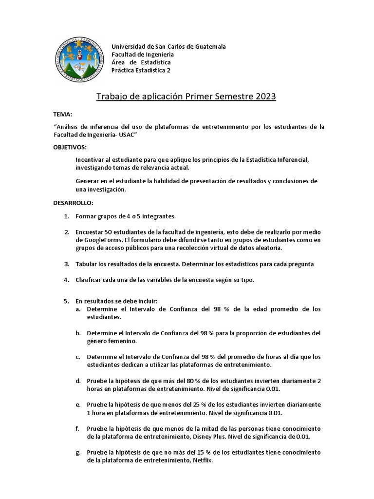 Proyecto - E2 | PDF | Estadísticas | Hipótesis