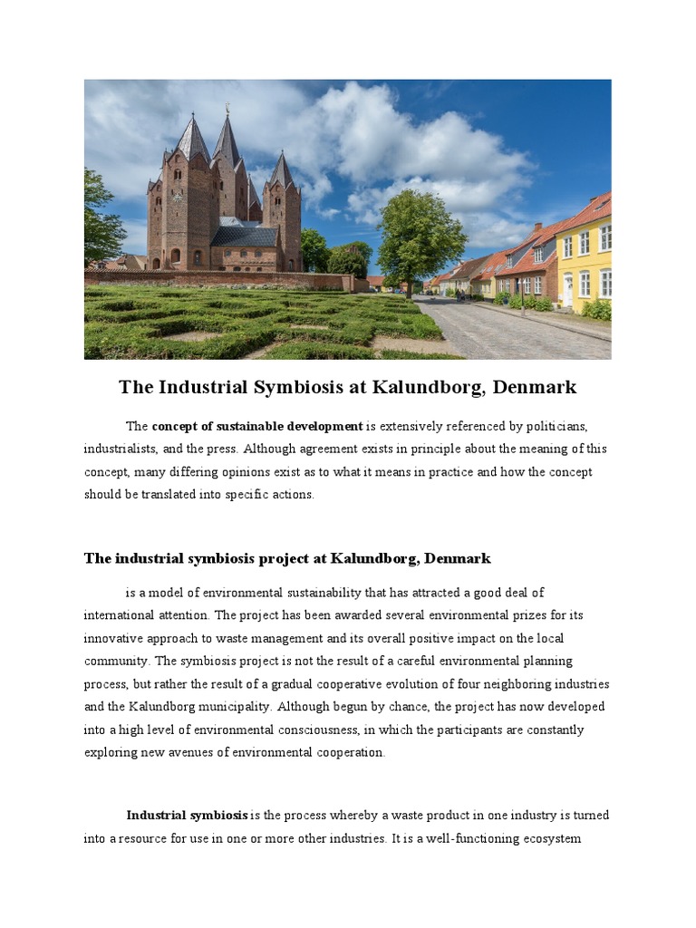 Kalundborg Industrial Symbiosis Model | PDF | Environmental Science ...