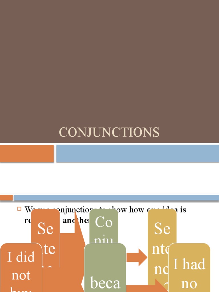 Conjunctions | PDF