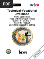 FBS WEEK 4 - Types of Menu | PDF | Meal | Menu