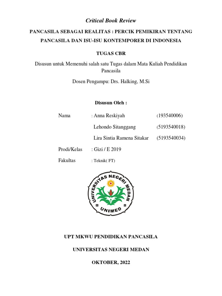 CBR - Pancasila Sebagai Realitas Percik Pemikiran Tentang Pancasila Dan Isu-Isu Kontemporer Di ...