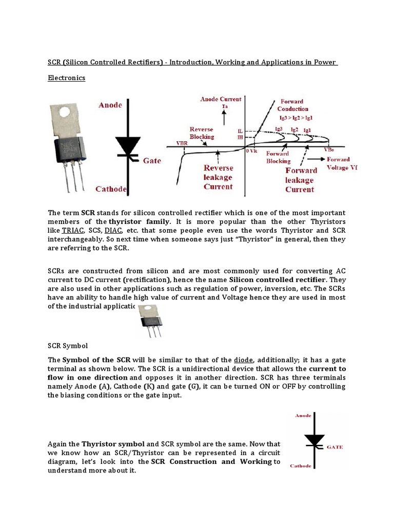 Flow in One Direction and Opposes It in Another Direction. SCR Has ...