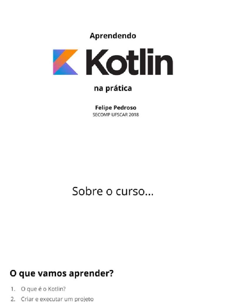 Apostila de Kotlin | PDF