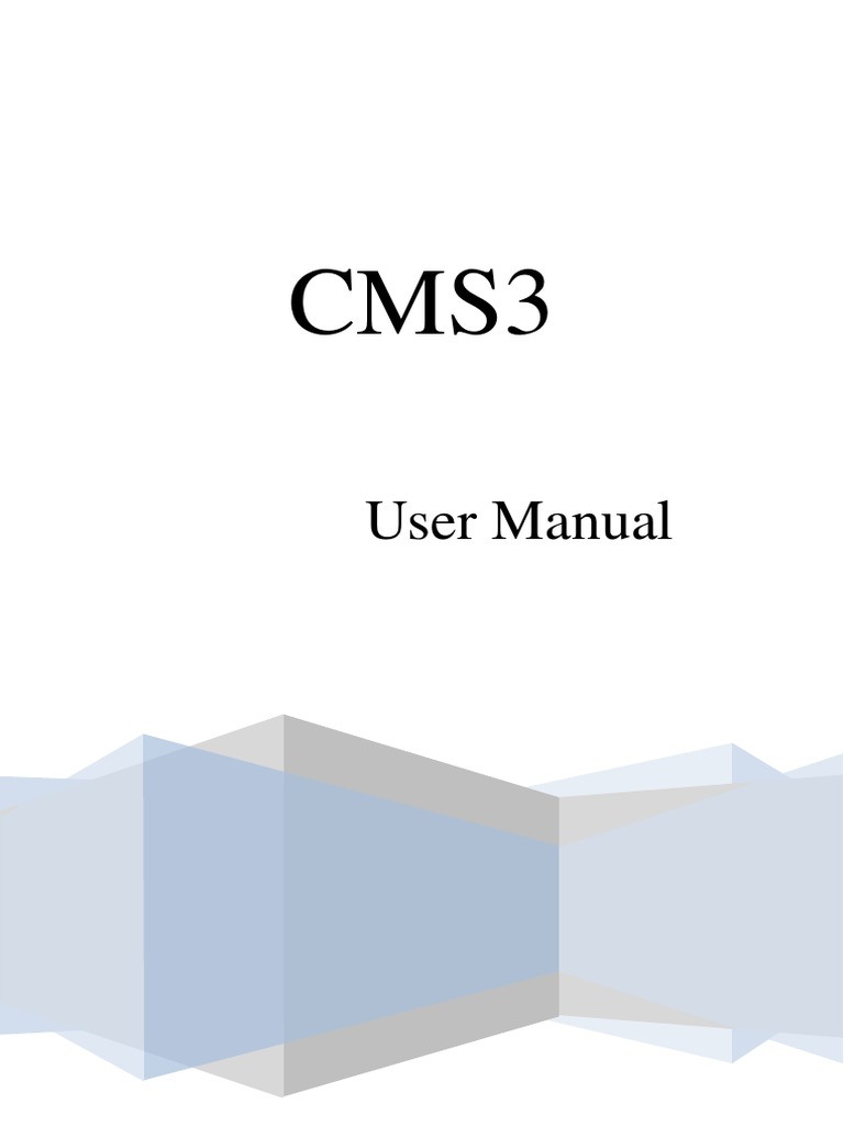 Comprehensive User Manual for the CMS3 Video Management Software | PDF | Ip Address | Button ...