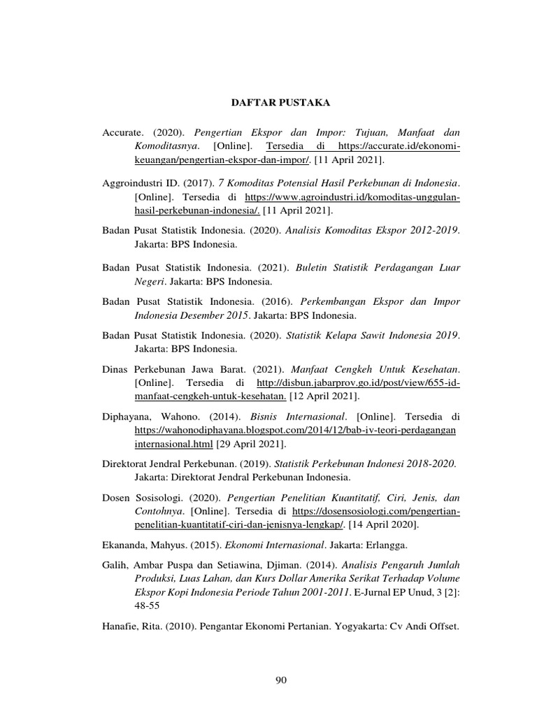 Daftar Pustaka PDF | PDF