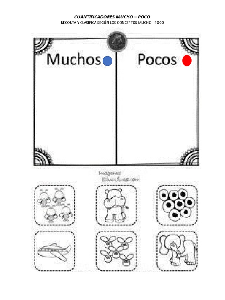 Cuantificadores Mucho o Poco | PDF