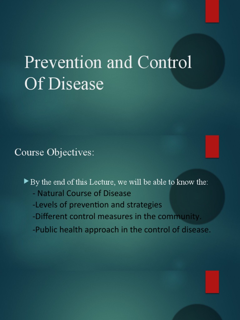 Prevention and Control of Disease | PDF | Preventive Healthcare ...