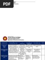 Rubrics Sanaysay | PDF