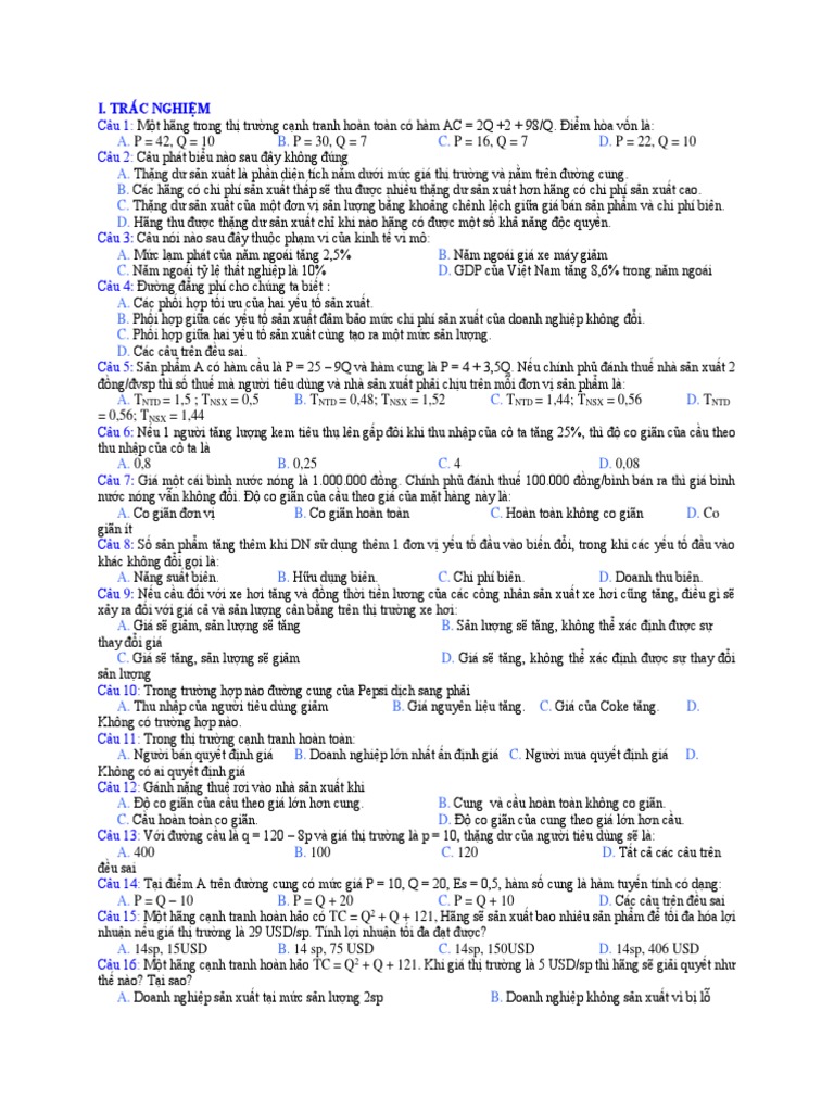 Đề thực hành KTVM | PDF