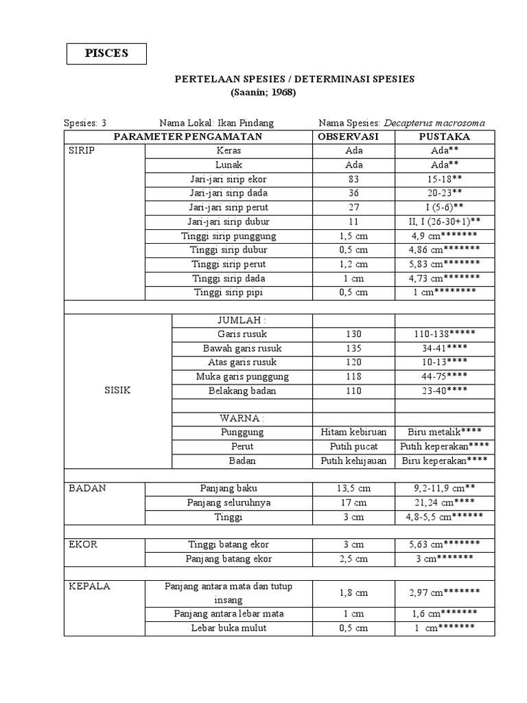Pertelaan Ikan (Pindang) | PDF
