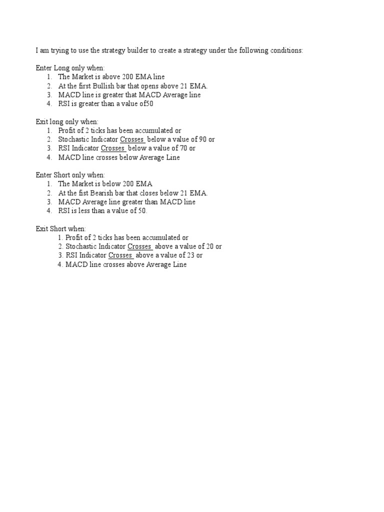 EMA MACD RSI Trading Strategy Guide | PDF