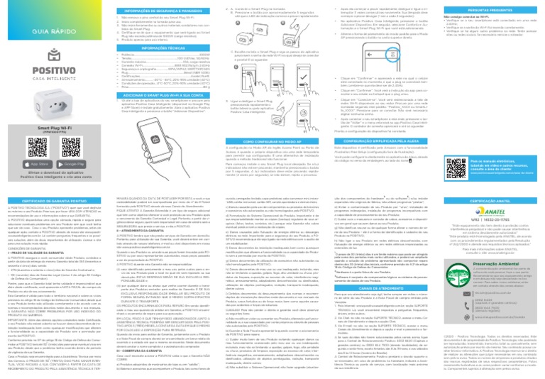 Guia Rapido Smart Plug PDF | PDF | Wi-Fi | Aplicativo para celular