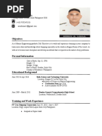 Deck Cadet Resume and Application | PDF