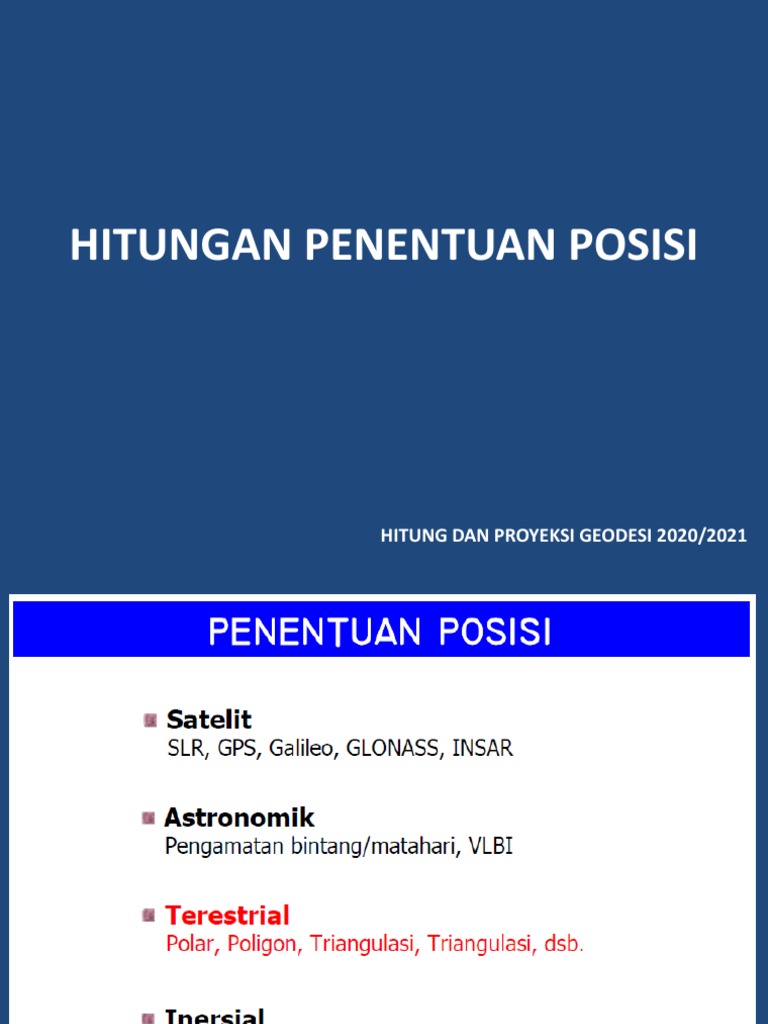 5.penentuan Posisi | PDF
