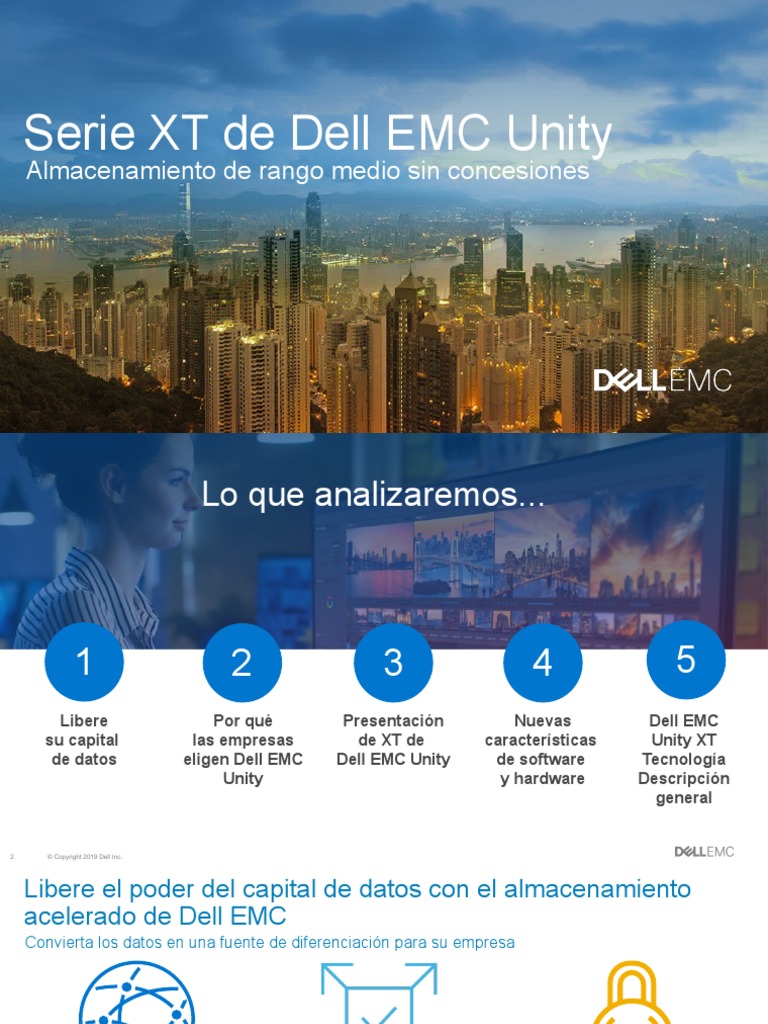 Dell Emc Unity XT Overview | PDF | Computación en la nube | V Mware