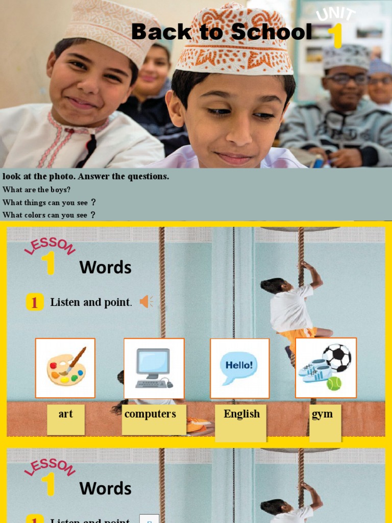 LOOK 2 Unit 1 | PDF