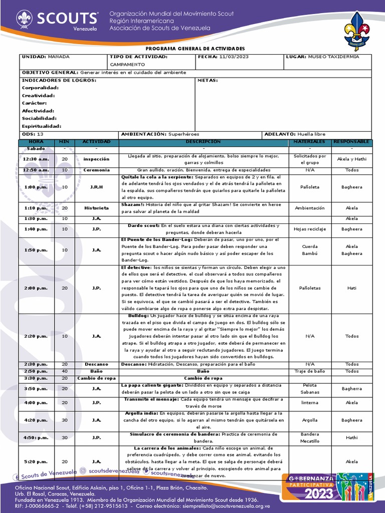 Programa 11-03-2023 PDF | PDF Programa 11-03-2023 PDF | PDF