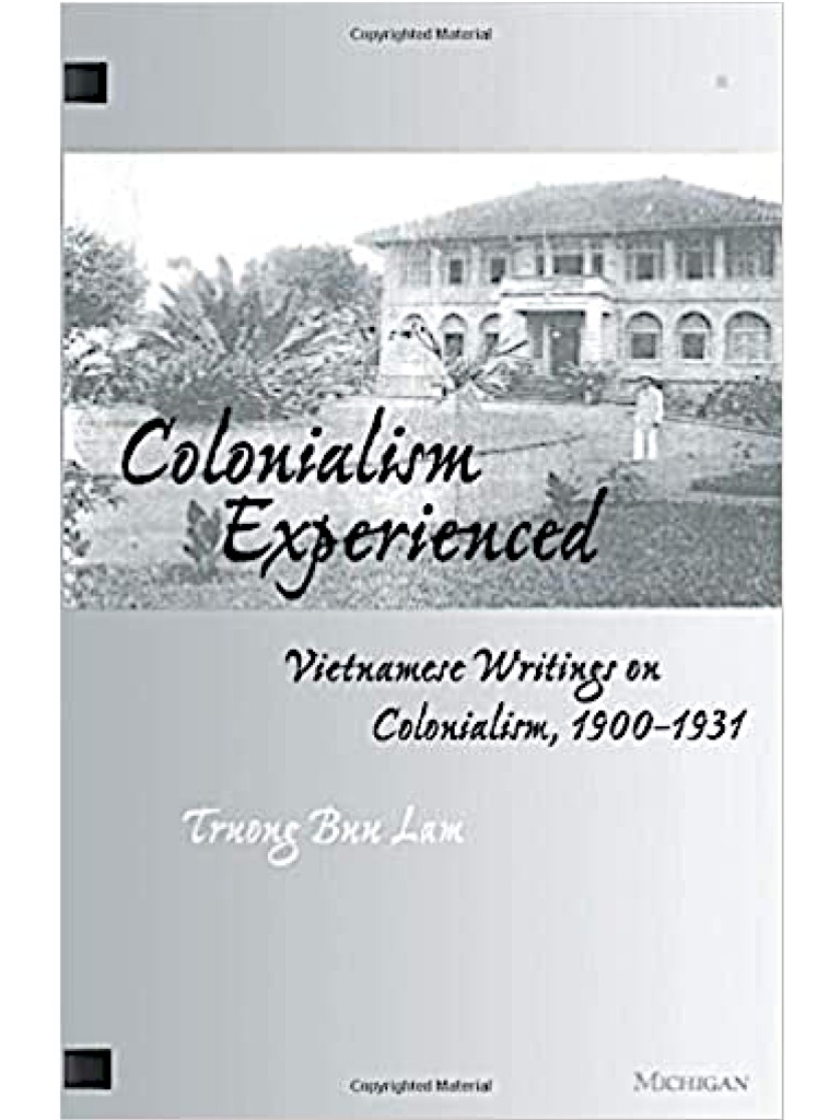 TRUONG. The Vietnamese Perception of Colonialism | PDF | French ...