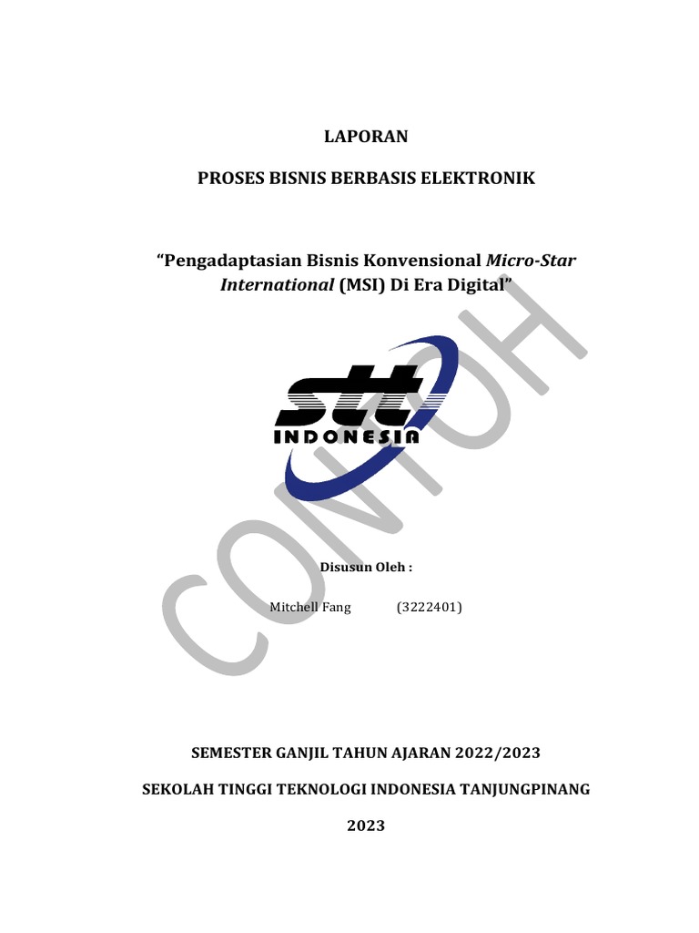 Contoh Laporan | PDF