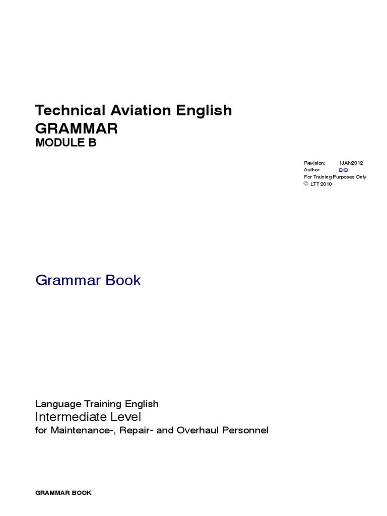 Grammar Book 1jan2012 | PDF | Airport | Aviation
