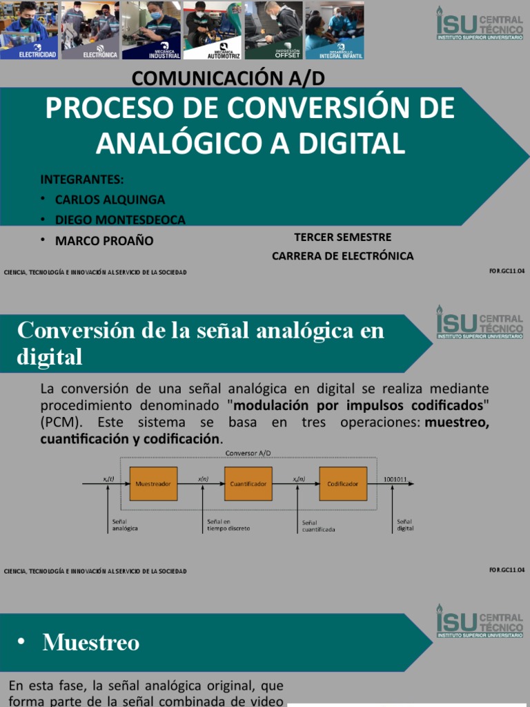 Proceso de Conversión de Analógico A Digital | PDF | Conversor analógico a digital | Audio digital