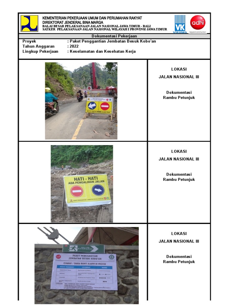 Dokumentasi Pekerjaan k3 | PDF