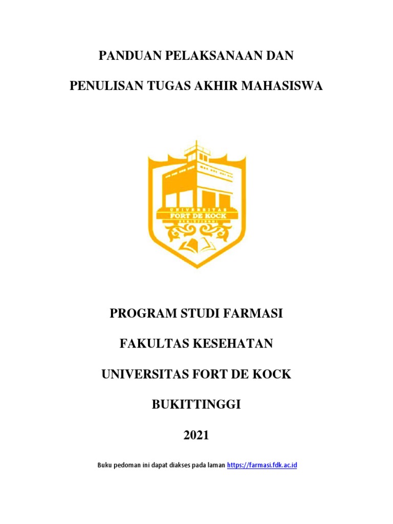 Buku Panduan Tugas Akhir | PDF