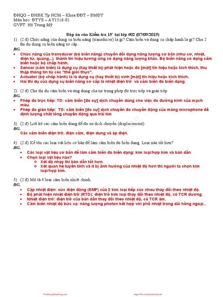 Dien-Tu-Y-Sinh - Ho-Trung-My - Bme - Ay1516-S1 - Quiz - 02 - Solution - (Cuuduongthancong - Com ...