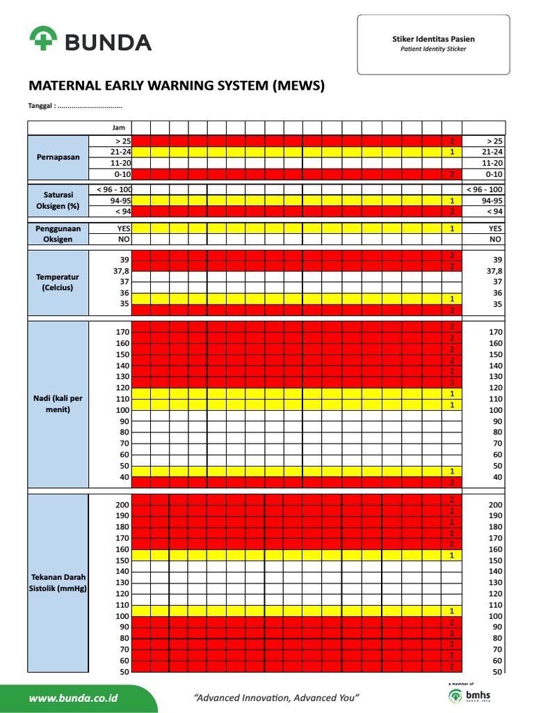 Maternal Early Warning System (Mews) | PDF