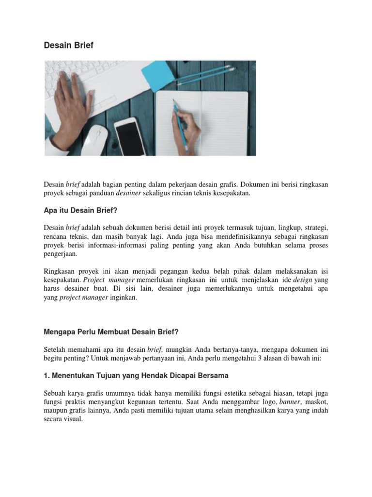 Desain Brief PDF | PDF